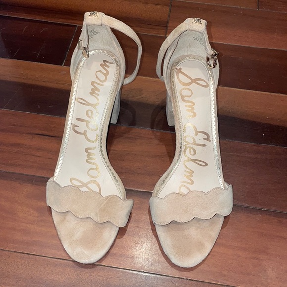 Sam Edelman | Shoes | Odila Scalloped Ankle Strap Sandalsam Edelman ...
